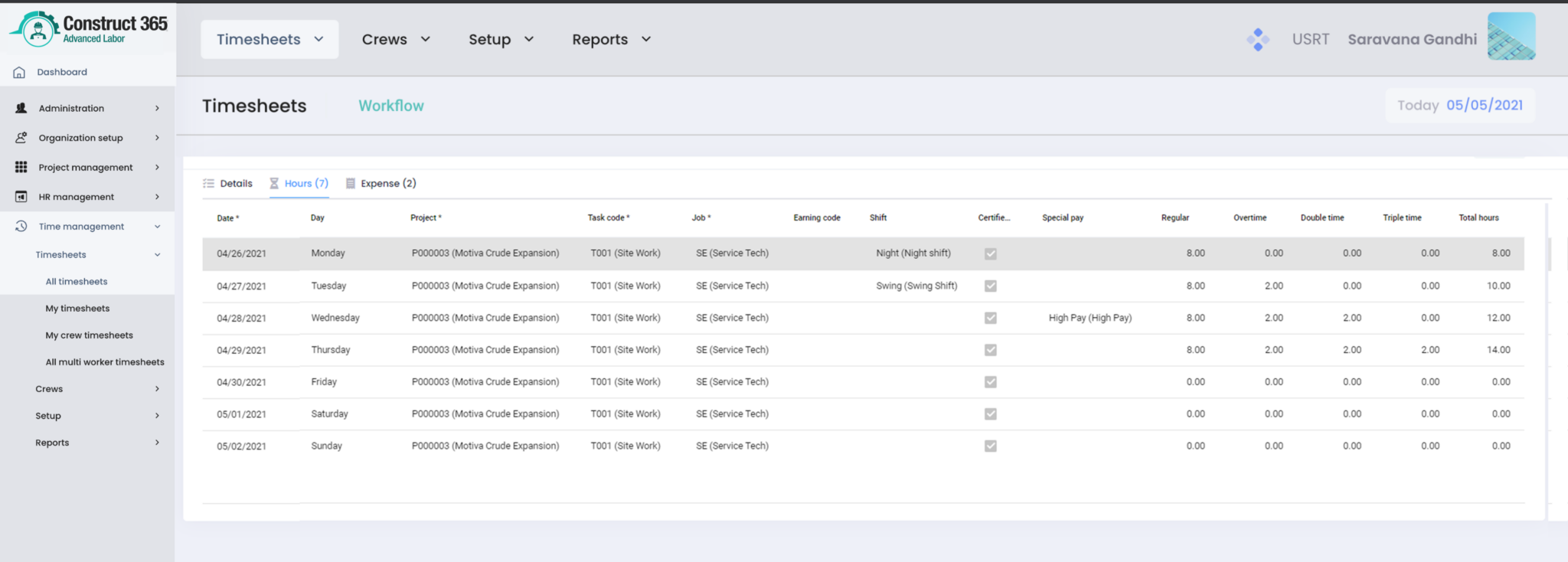 Construct365 Union Payroll for Dynamics 365 | SIS LLC